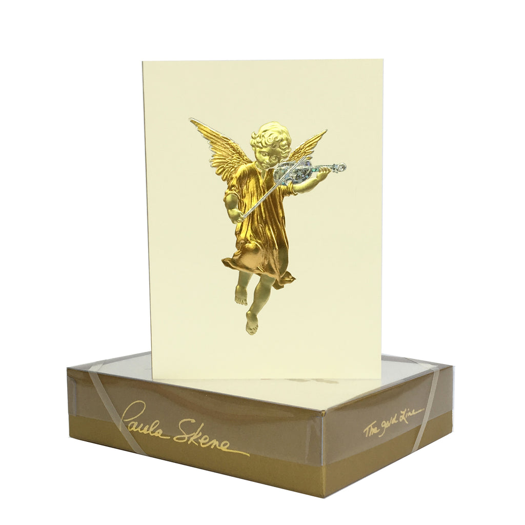 Angel With Violin – Paula Skene Designs