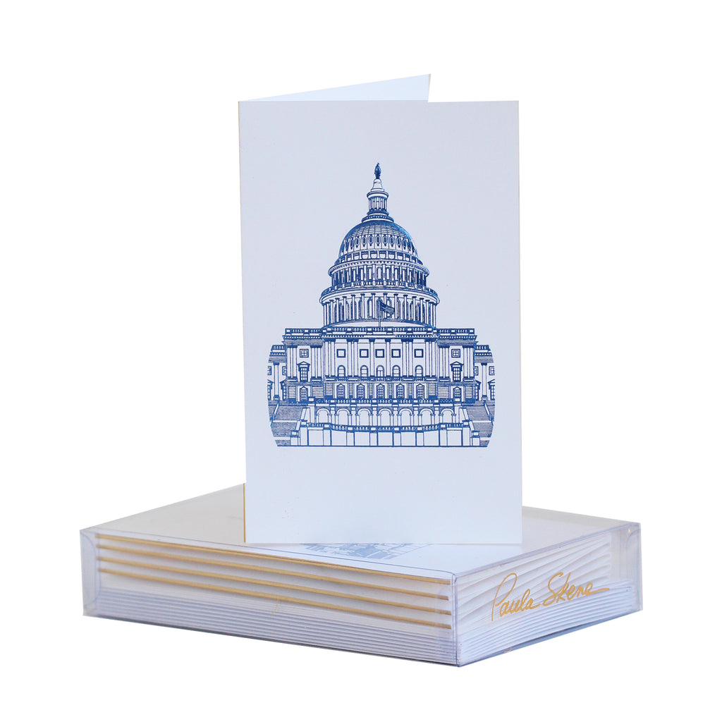 Washington D.C. Capitol Boxed Mini Note – Paula Skene Designs